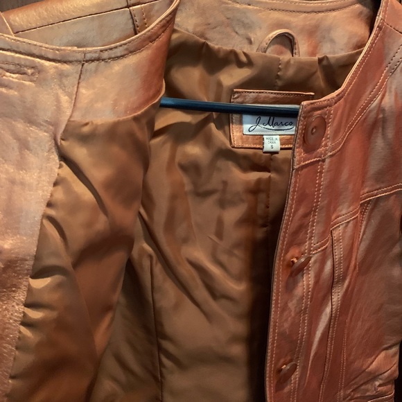 Jackets & Coats | Copper Colored Leather Jacket | Poshmark